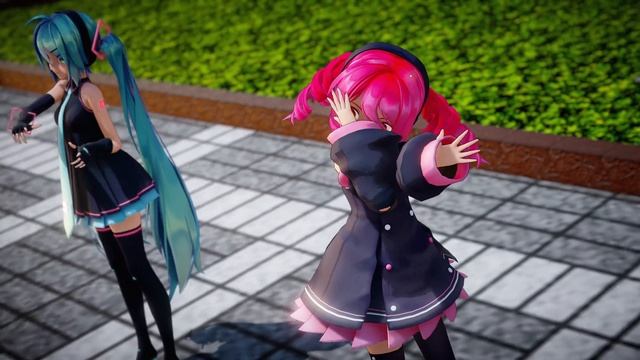 Miku Hatsune & Teto Kasane - Aimai na Mainichi 4K