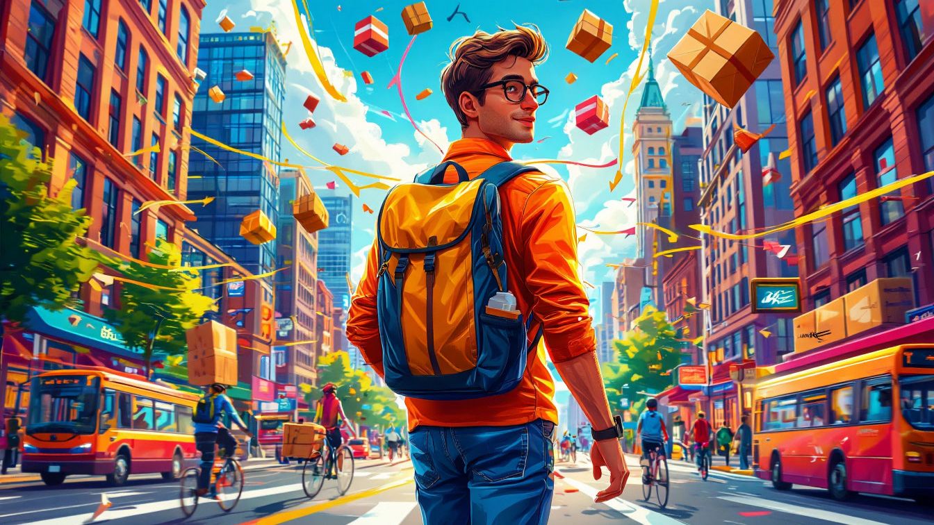 Biztopia Demo - СЛУЖБА ДОСТАВКИ ТОВАРОВ🕹Первый взгляд, обзор геймплей