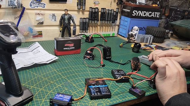 Настройка регулятора, проверка карт программирования. Surpass hobby, Rocket  Hobbywing