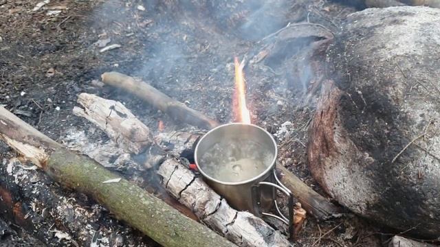 Одиночный поход с палаткой на 2 дня. Красивый закат на озере Зеркальное.