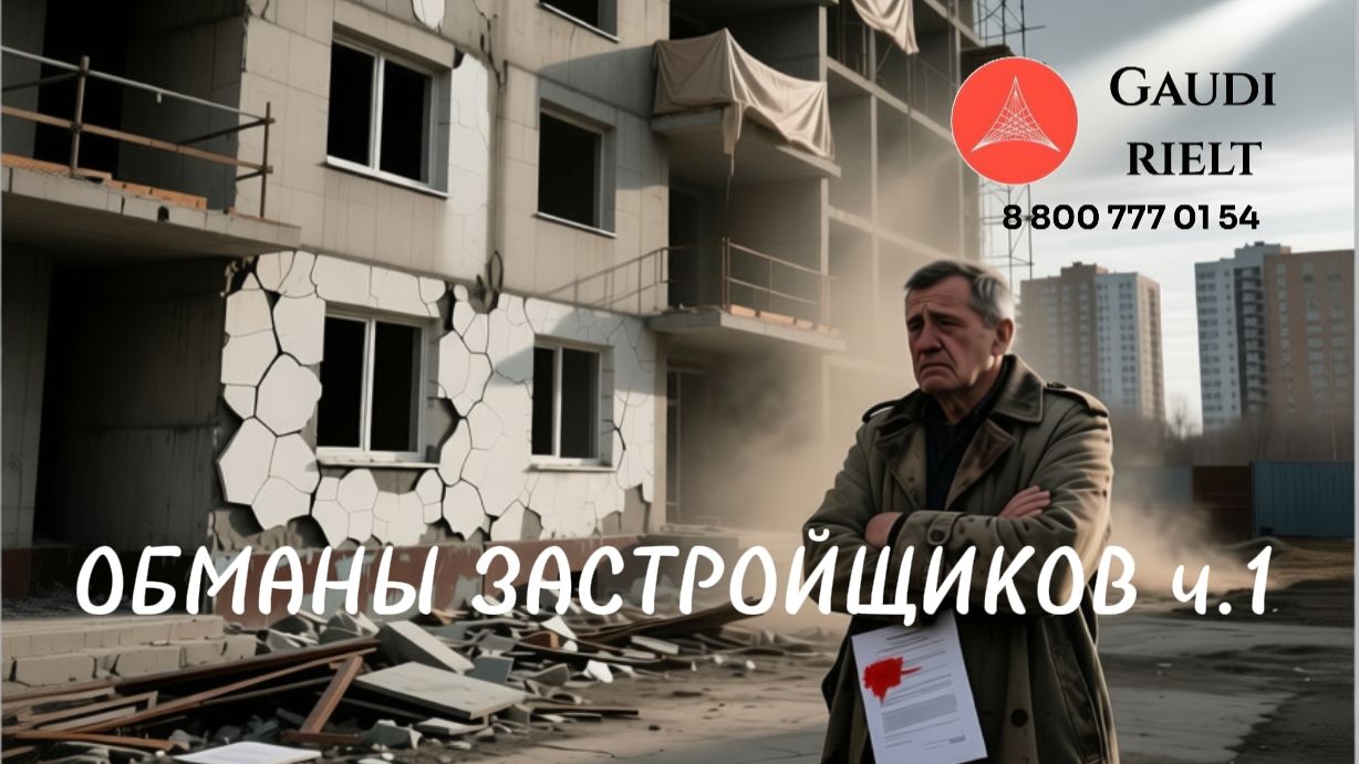 Обманы Застройщиков в Краснодаре часть 1. АН Гауди риелт. тел. 88007770154