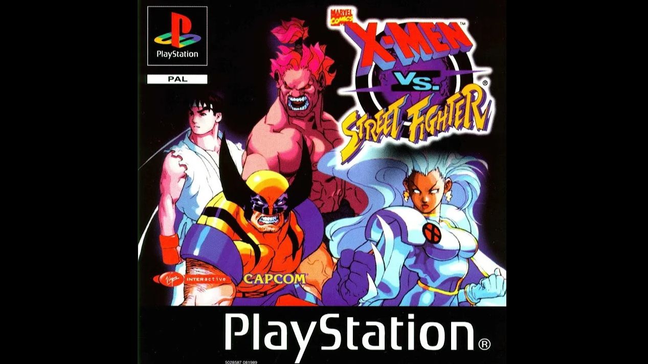 X-Men vs. Street Fighter (PlayStation 1) Arcade mode