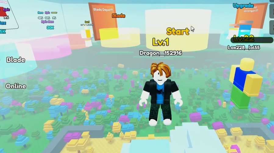 Битва с клинком. Роблокс