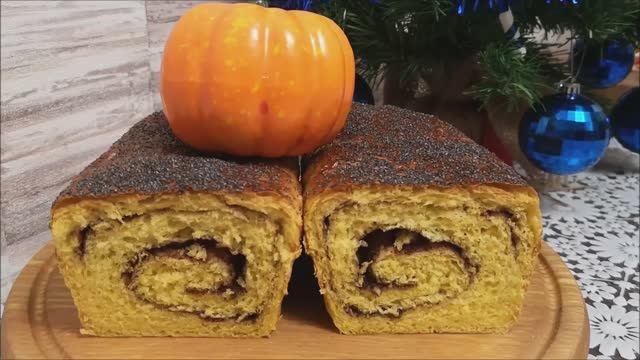 Булочки с корицей на ТЫКВЕННО ДРОЖЖЕВОМ тесте. Наполнят ваш дом ароматом Рождество