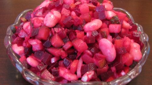 Винегрет с фасолью