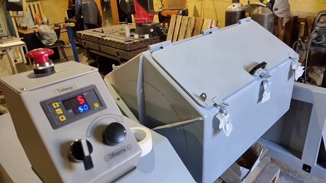 Галтовочный барабан МАГ-446. Тест перед отгрузкой