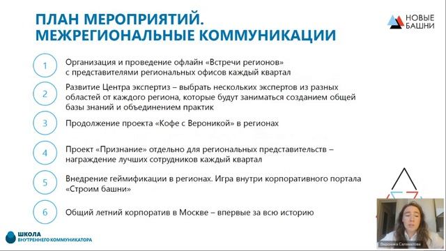 Курс Менеджер по внутренним коммуникациям. Защита итогового проекта  Саламатова В.