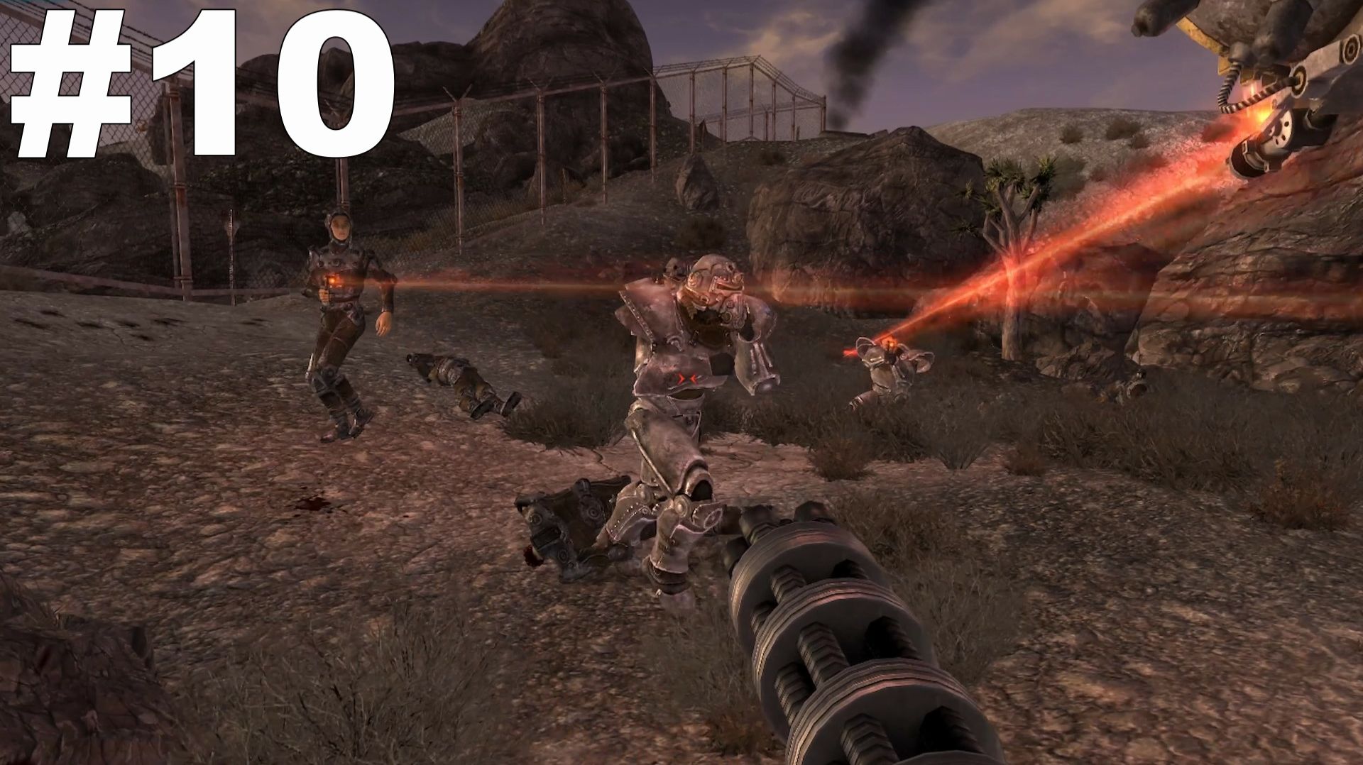 ▶Fallout: New Vegas. Кесарю кесарево. Уничтожение бункера Братства Стали. #10