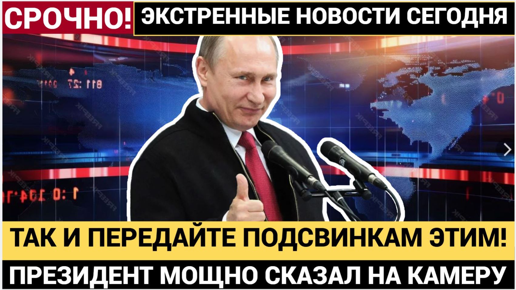 Россия Суверенная Страна! так и передайте этим ПОДСВИНКАМ! Президент МОЩНО всё сказал