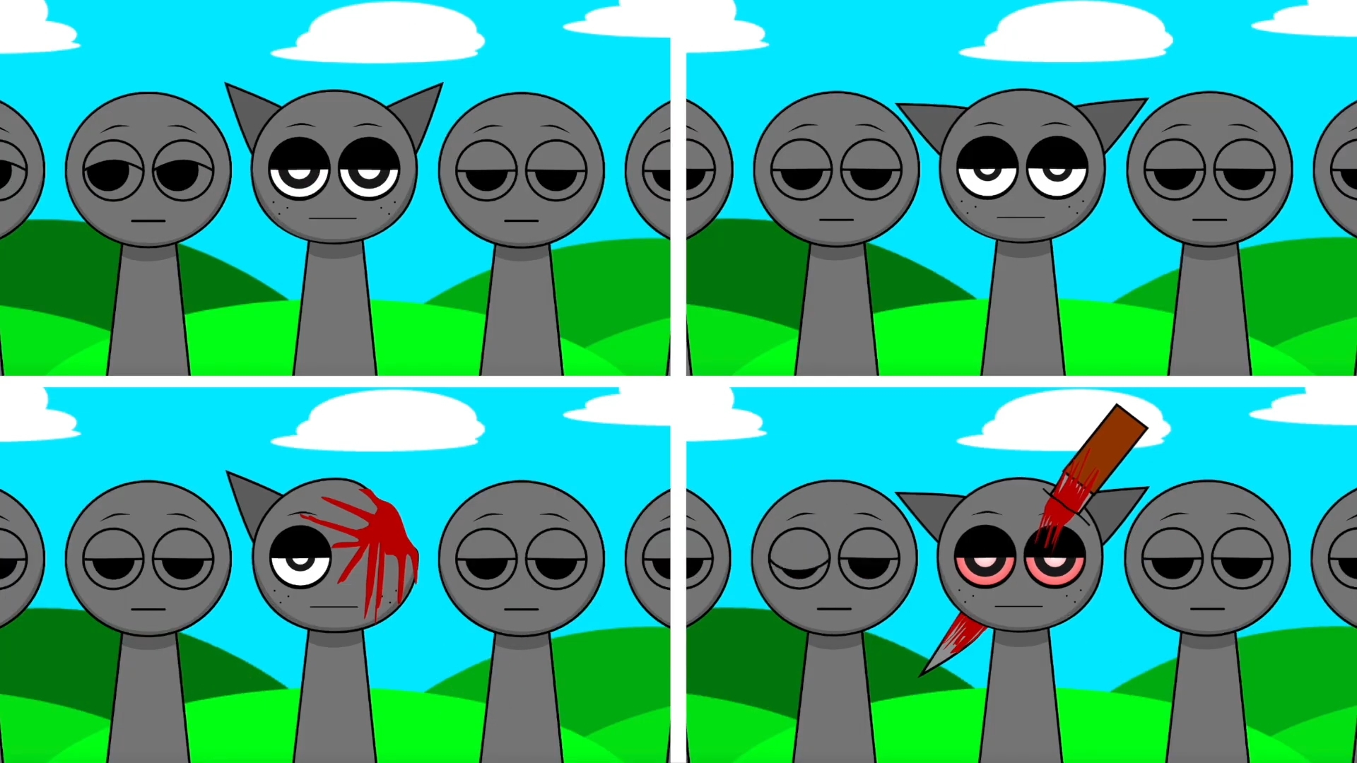 спрунки фаза 1 против фаза 2,3,4 но в дневном свете