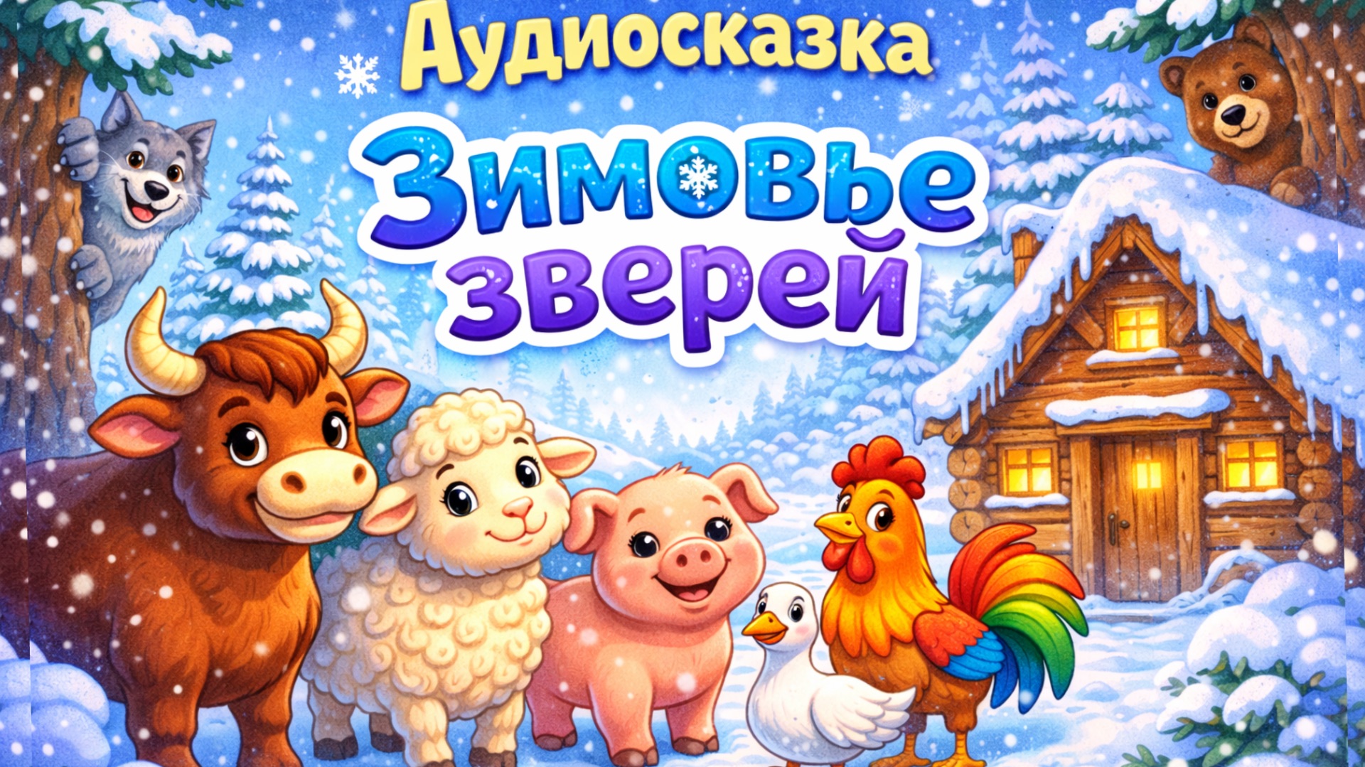 Зимовье зверей ❄️ Сказка на ночь для детей