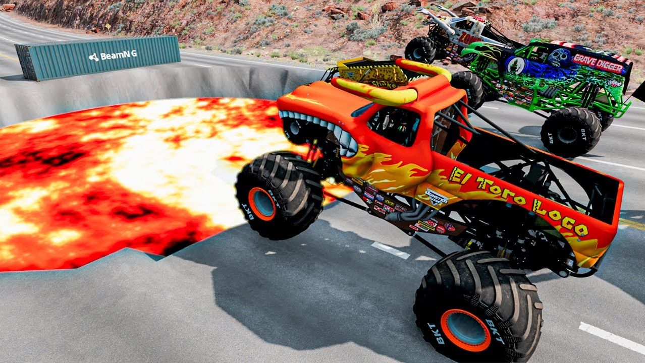 Мультфильм для детей | Монстр-Траки Большие Колеса | Машинки Hot Wheels | Мультики про машинки