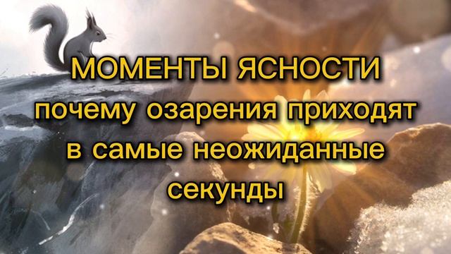 Почему озарения приходят в самые неожиданные моменты