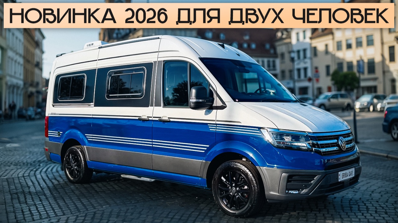 Самая Нестандартная планировка! Автодом кастенваген 2026: Eriba Car 602 на VW Crafter