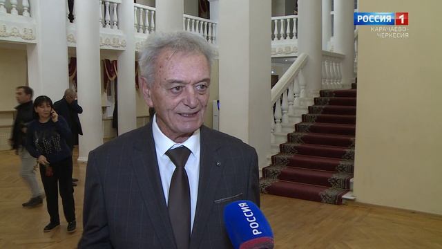 "Специальный репортаж. Бенефис Хасана Биджиева" (на карачаевском языке)