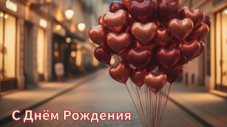 Поздравления с Днём рождения женщине: душевная видеооткрытка 🎀
