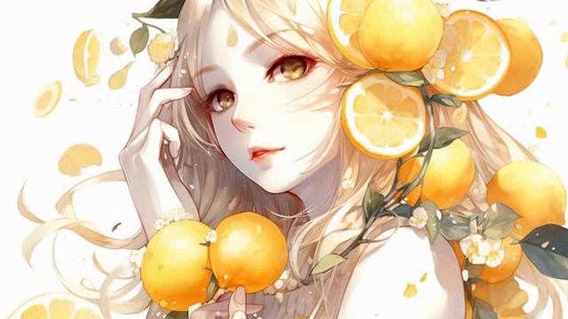 Мандарин в руке