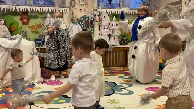 "Сказка про настоящего Снеговичка" Группа №2 "Птенчики"