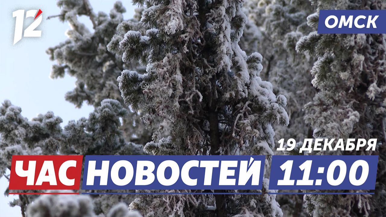 Сибирские морозы / Прямая линия Владимира Путина / Самый большой каток. Новости Омска