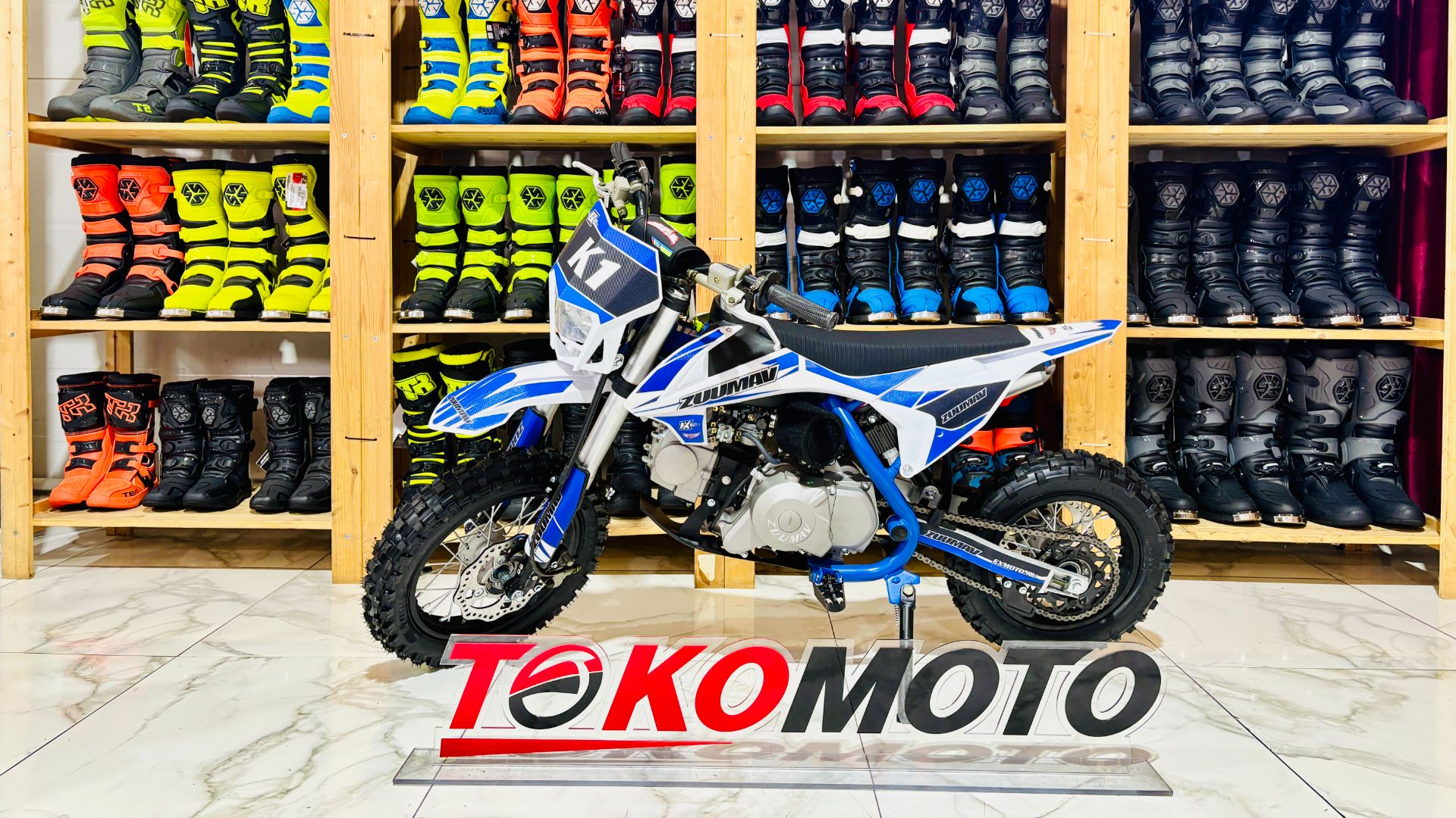 Питбайк ZUUMAV FX K1.0 (90) синий