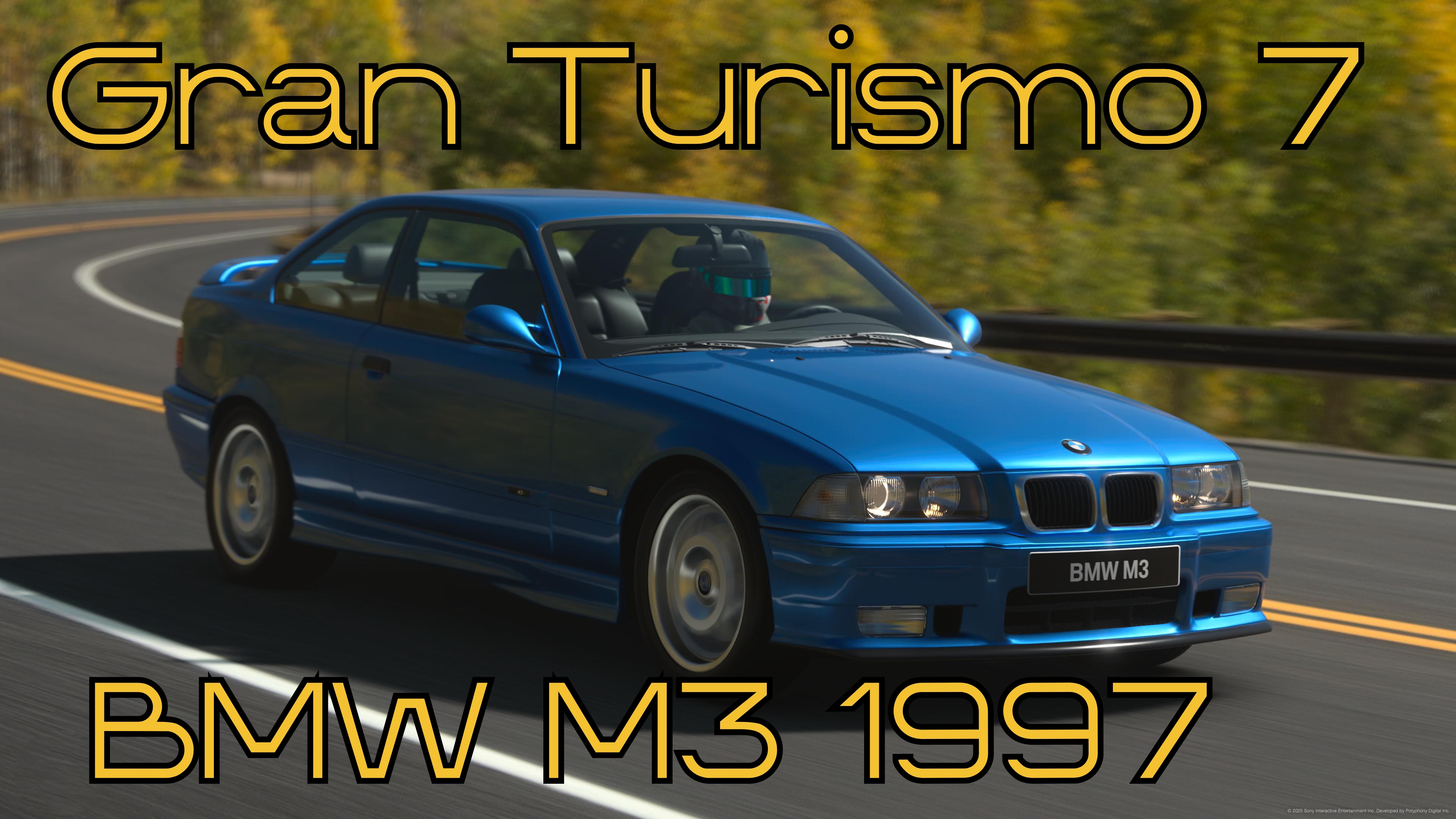 BMW M3 1997 — культовый немецкий герой среди дорожных спорткаров в мире Gran Turismo 7 🌍⚡️