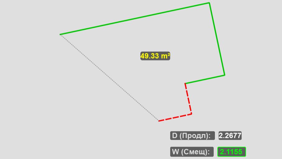 Сложный прямоугольник  в QGIS