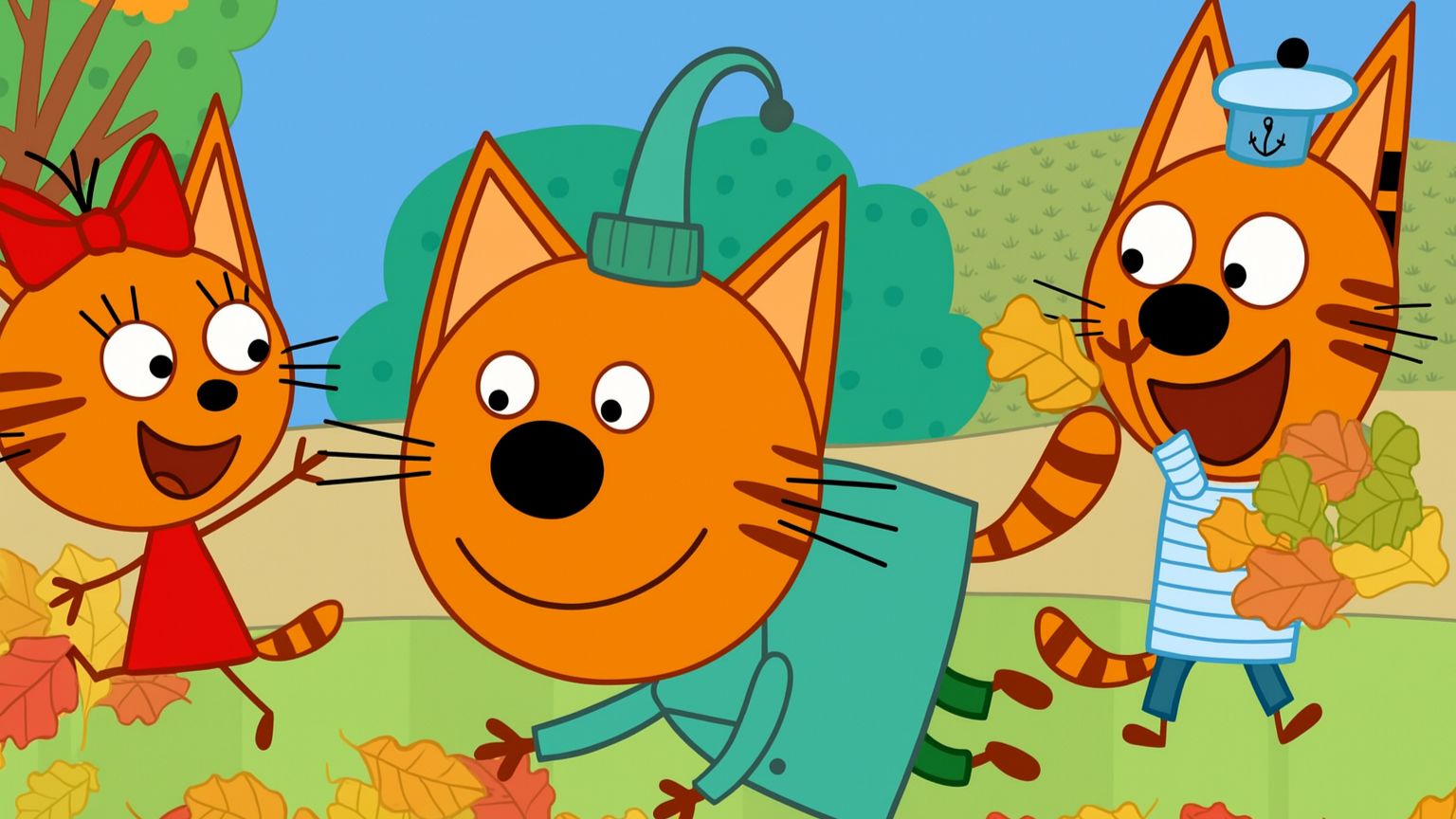 Три Кота — Мультфильм для Детей | Раскраска Три Кота | Три Кота Мультик Смотреть | Развивающая Игра