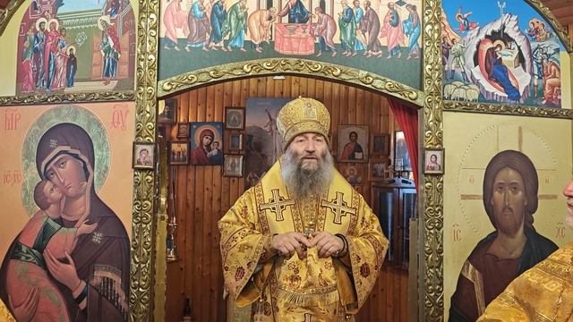 Проповедь владыки Гурия в день памяти святителя Николая Чудотворца в воинской части с. Старосысоевка