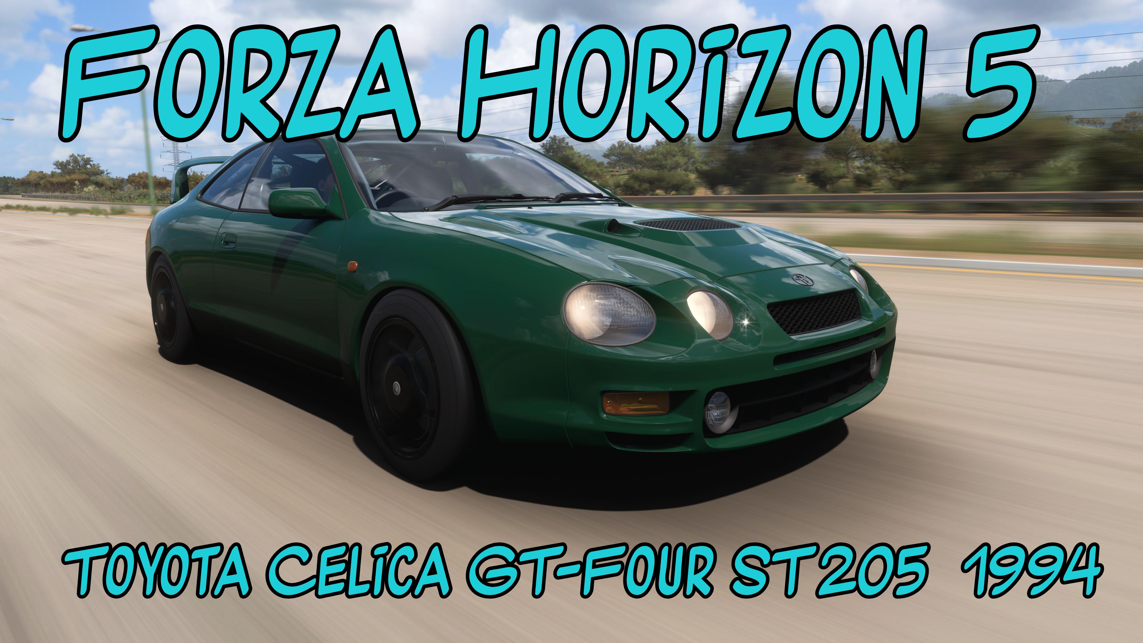 Toyota Celica GT-Four ST205  1994 — культовый ралликар завоевывает просторы Forza Horizon 5 🌍⚡️