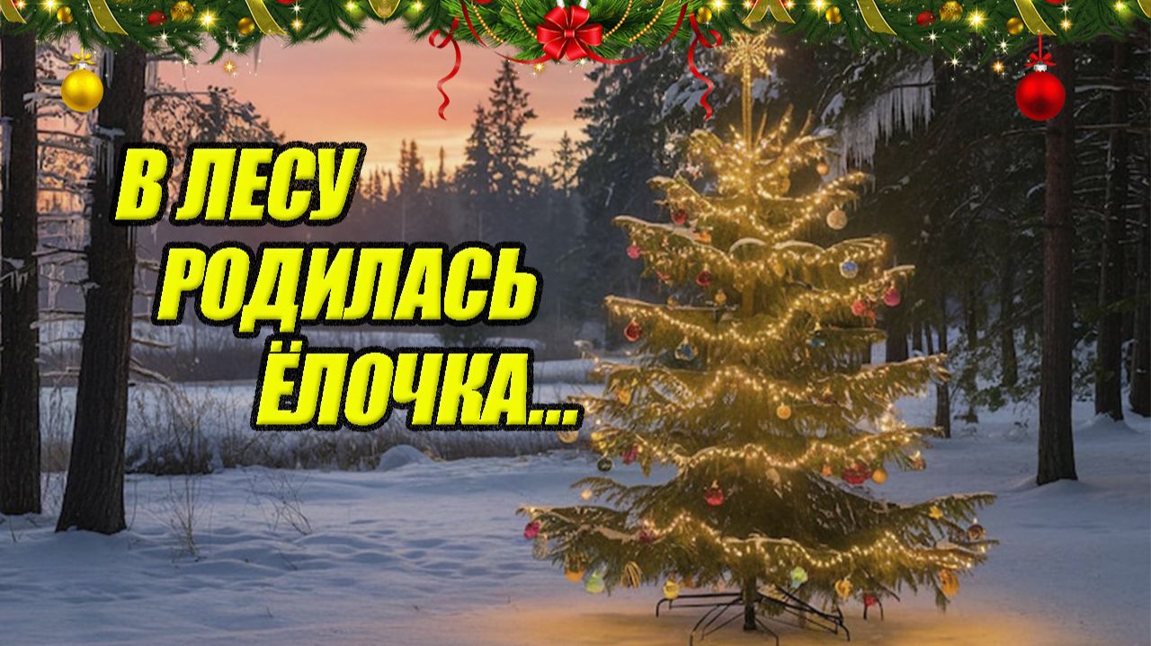 В лесу родилась ёлочка
