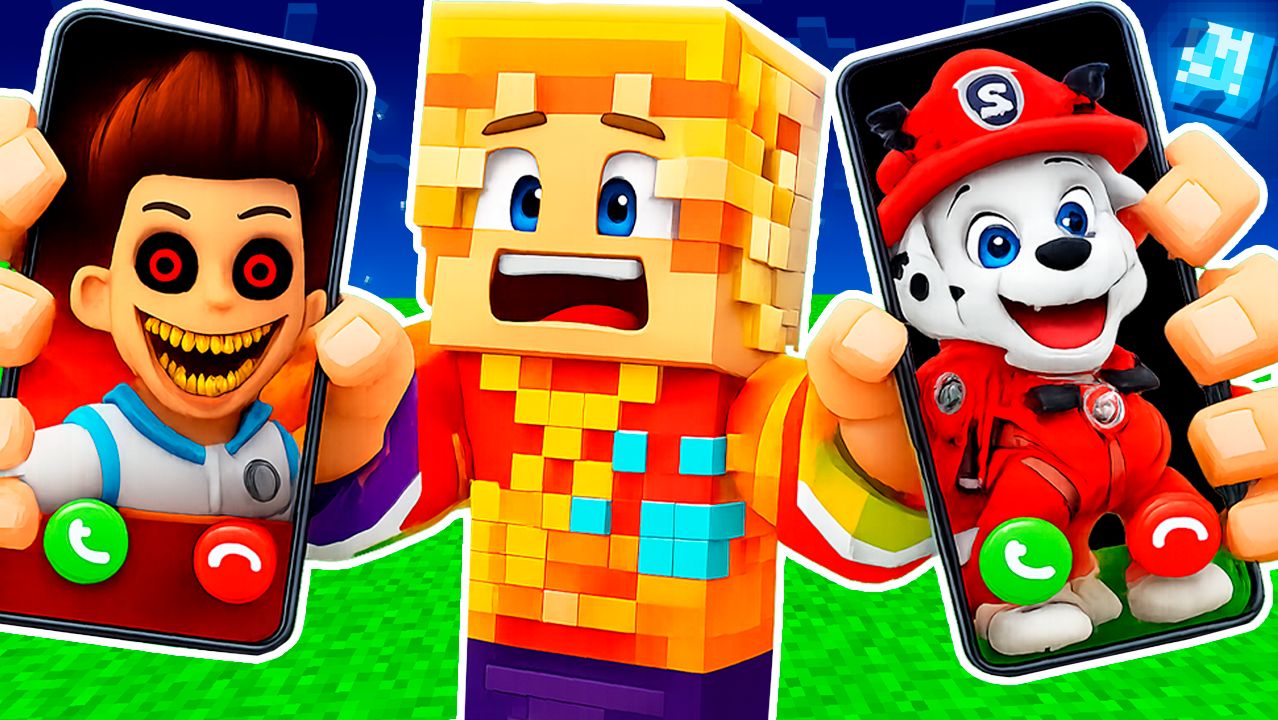 я звоню РАЙДЕРУ EXE в 3:00 ночи ЩЕНЯЧИЙ ПАТРУЛЬ в МАЙНКРАФТ PAW PATROL МУЛЬТИК