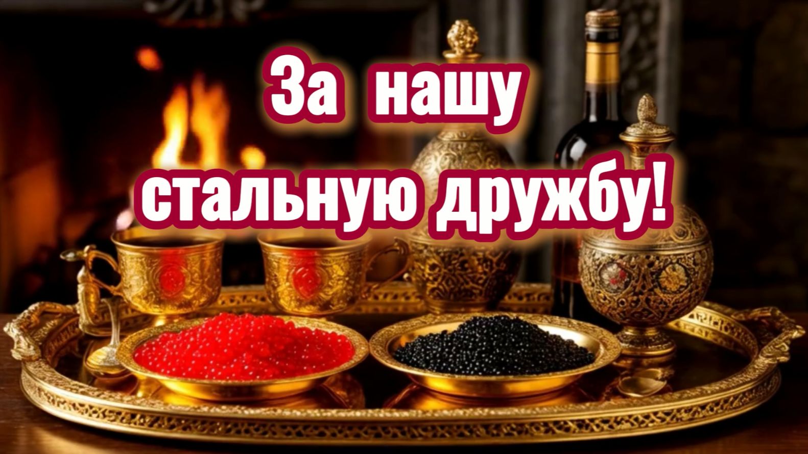 За нашу стальную дружбу!