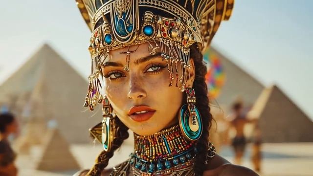 Burning Man Vibe 2024 _ Trance Dubstep Melodic Mix _ AI cinematic video clip