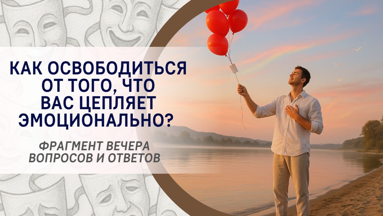 Как освободиться от того, что вас цепляет эмоционально? Фрагмент вечера вопросов и ответов