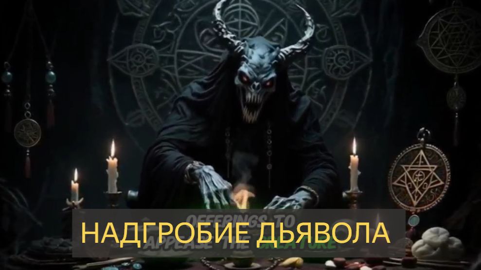 Надгробие дьявола (Жуткое и странное место)