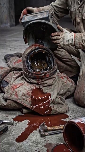 Маляр, окрасивший ледокол собственной кожей. Страшные истории.ИИ.