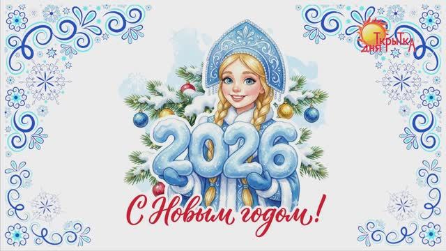 С новым годом! 2026 - Поздравление с новым годом.