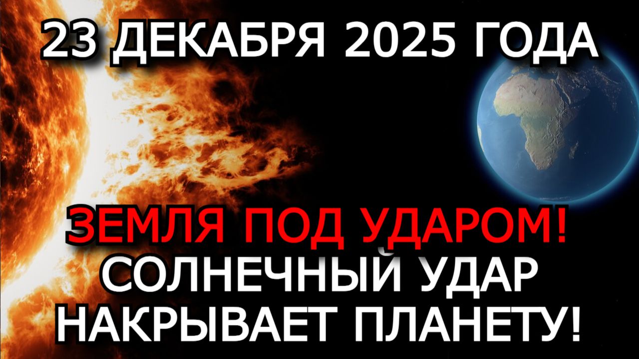 МАГНИТНЫЕ БУРИ 23 ДЕКАБРЯ 2025 — УСИЛЕНИЕ ДО K7 И ВОЗДЕЙСТВИЕ НА ВСЕХ ⚠️
