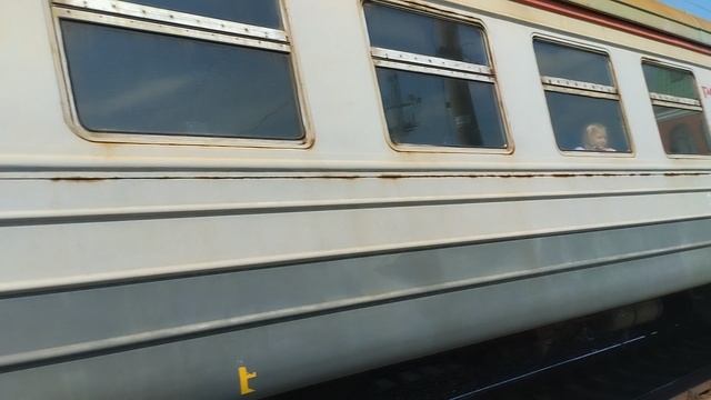 Электропоезд ЭД4М-0116 на станции Посоп