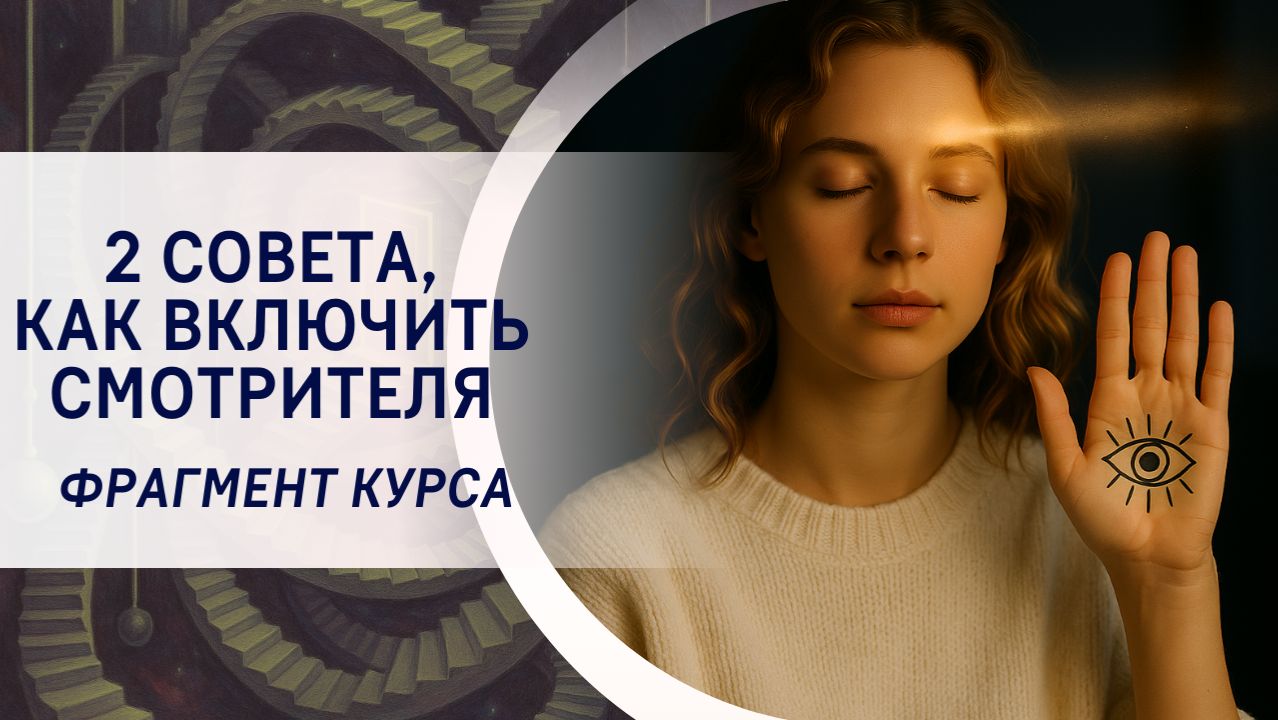 2 совета, как включить Смотрителя. Фрагмент 1 занятия курса "Управление реальностью"
