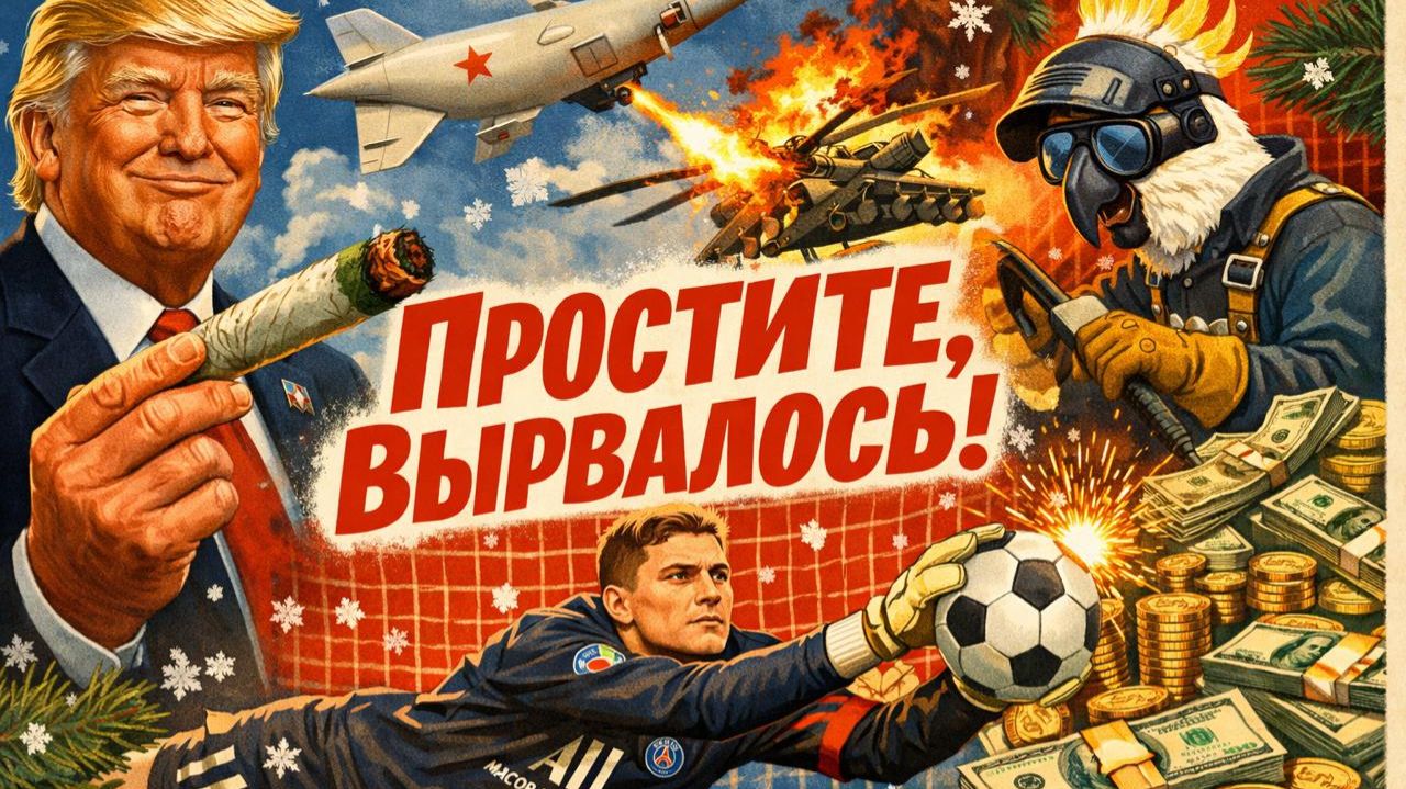 20.12.25 | "Простите, вырвалось!" №312 | Новости | Про Трампа и марихуану, Сафонова и мировой рекорд