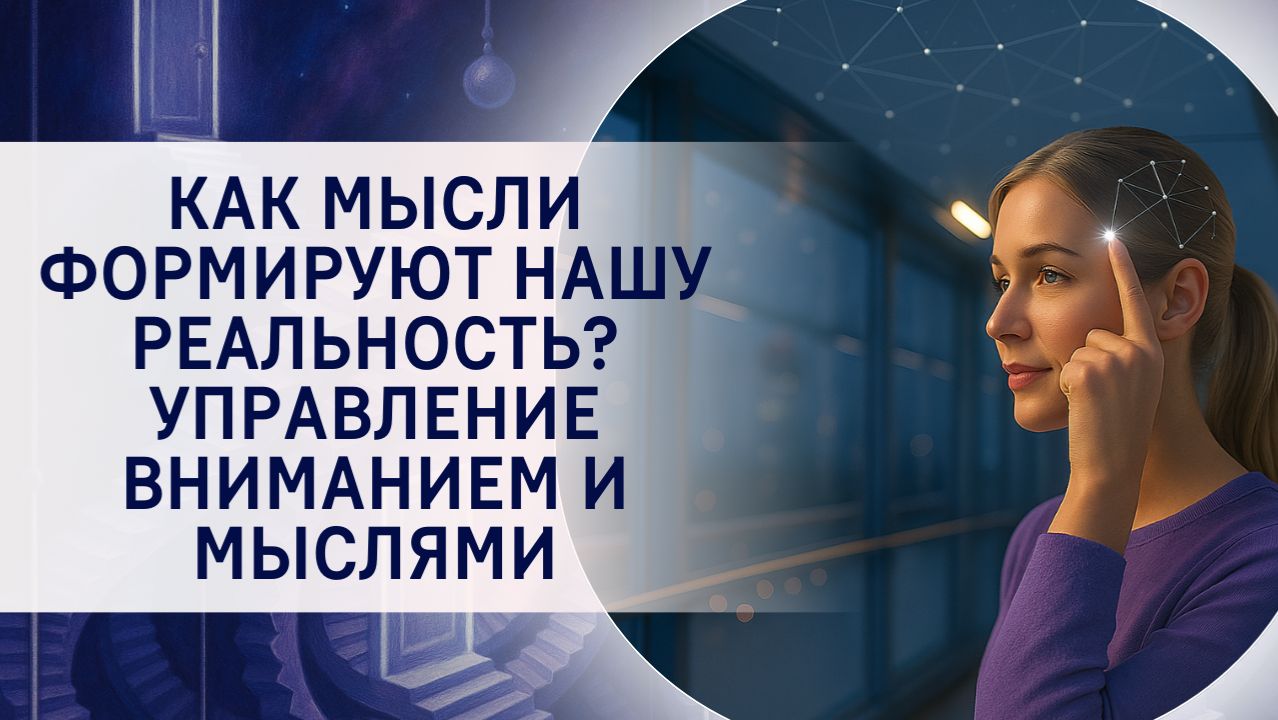 Как мысли формируют нашу реальность? Управление вниманием и мыслями