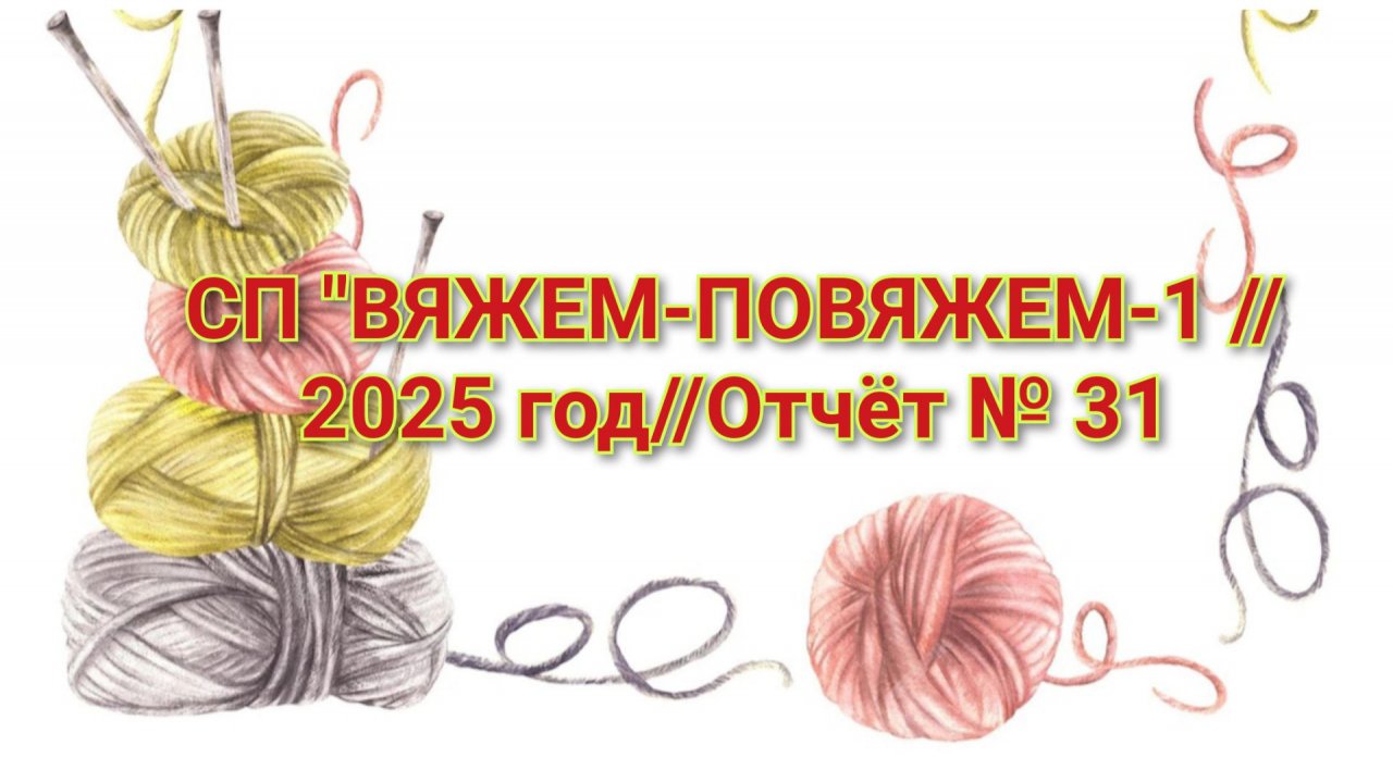 СП "ВЯЖЕМ-ПОВЯЖЕМ-1 //2025 год//Отчёт № 31