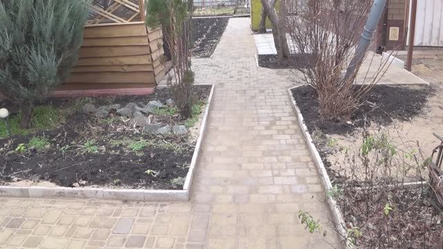 садовые дорожки из брусчатки