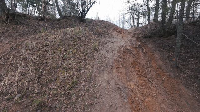 Карьер с неберучками зимой