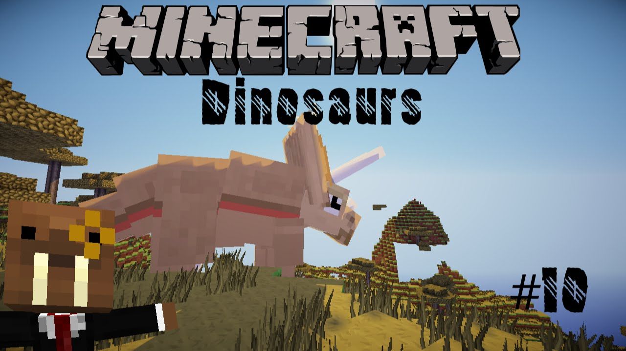 МАЙНКРАФТ НО С ДИНОЗАВРАМИ🦕🦖