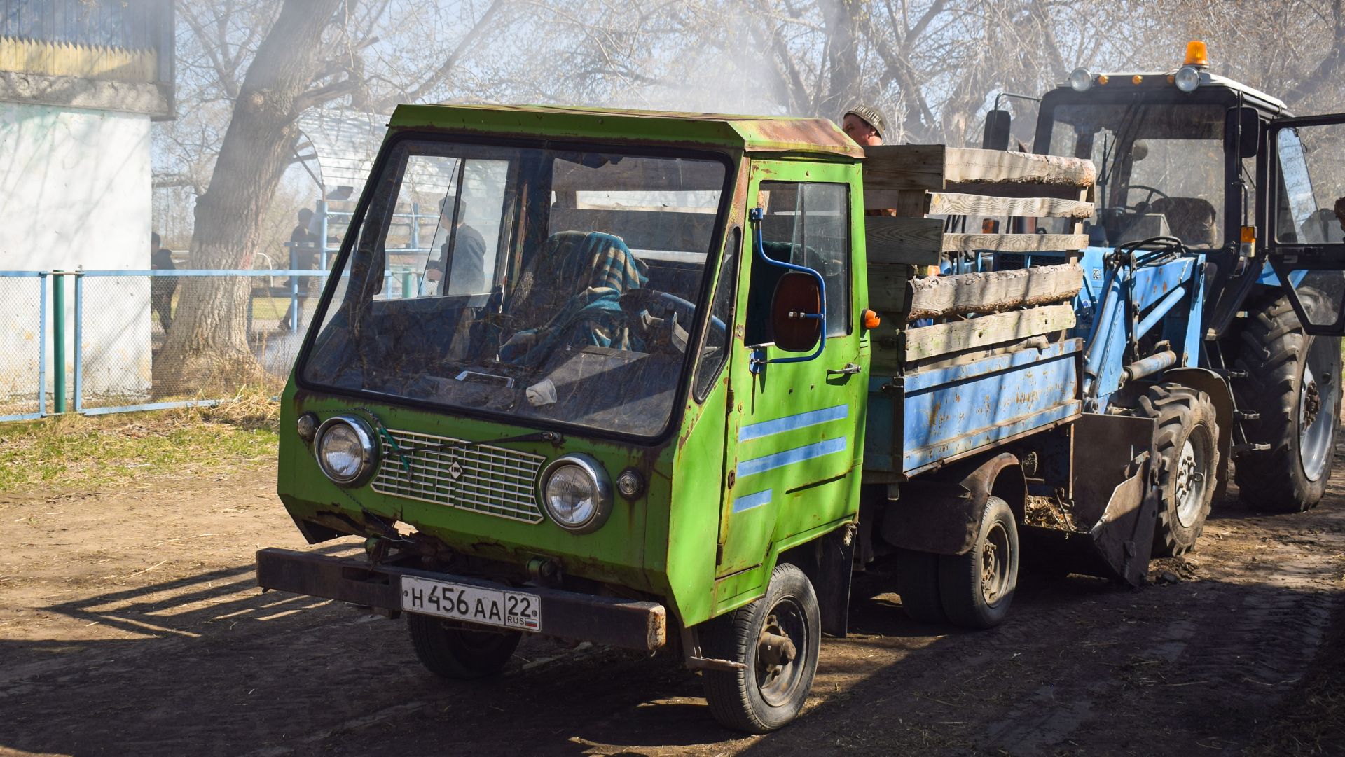 Multicar M25. Запуск и звук двигателя.