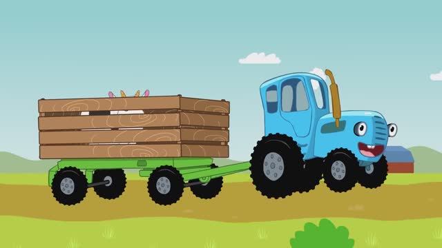 ЕДЕТ ТРАКТОР - Развивающая веселая песенка мультик для детей...