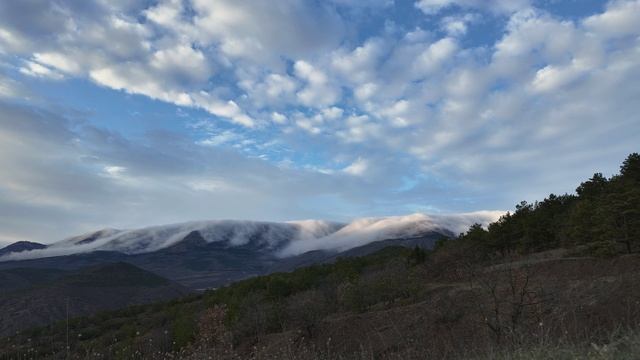 Крым. Зима. Бора.