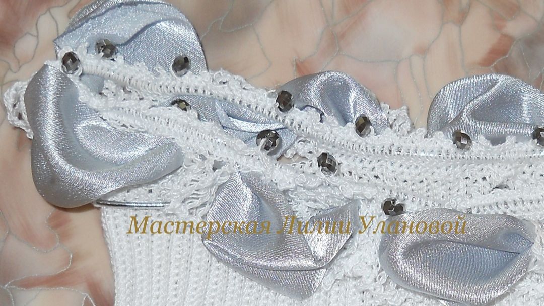 Как ввязать резинку в изделие